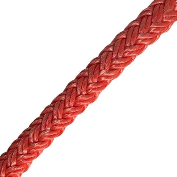 Arbo Space 1/2in 12mm LDB Coated Polyester Double Braid w/ Notch Rapid Rig with Eye Splice ...